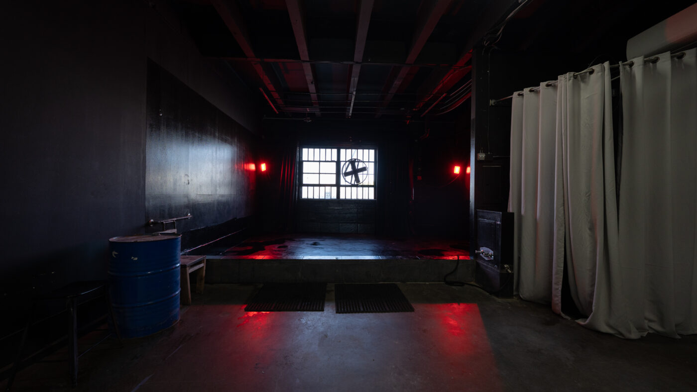 Blackout Studio with warm rain feature | FD Photo Studio