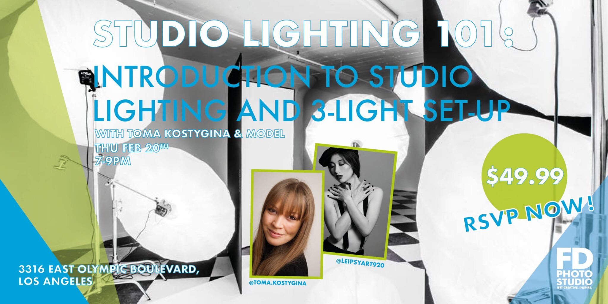 WORKSHOP: Studio Lighting 101: Introduction to Studio Lighting and 3 ...
