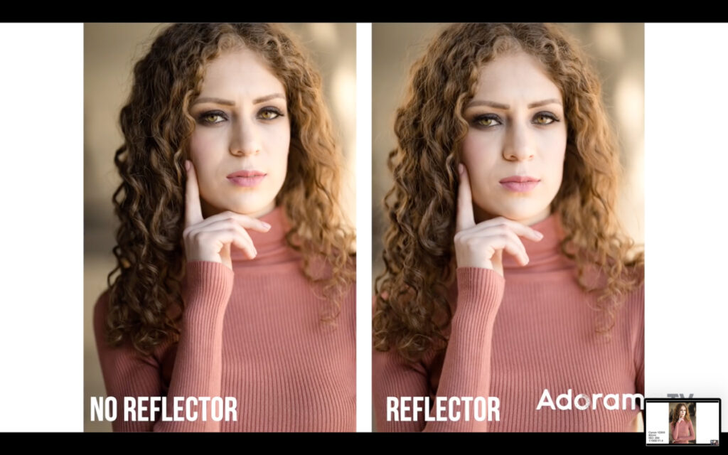 Become Better Photographer: How to Use a Reflector for Portrait ...